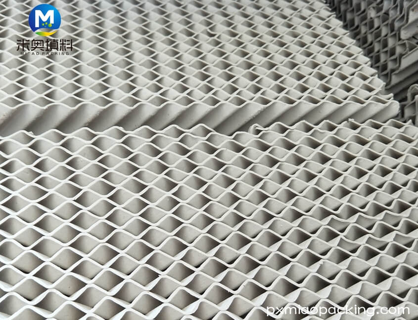 Ceramic Structured Packing - PingXiang Mi'Ao Packing Co.,ltd