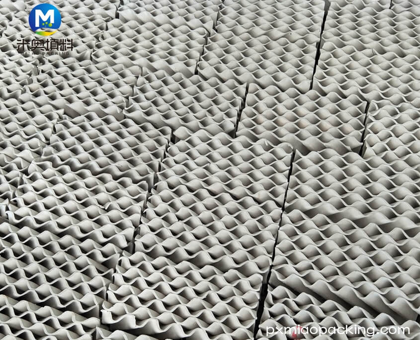 Ceramic Structured Packing - PingXiang Mi'Ao Packing Co.,ltd